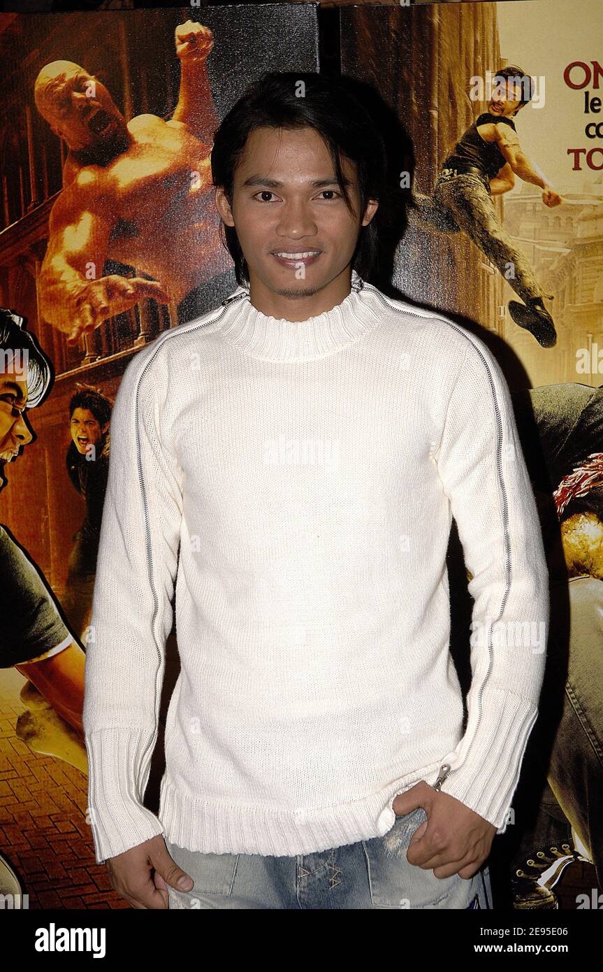Thai actor Tony Jaa attends the premiere of his new movie, 'L'Honneur ...