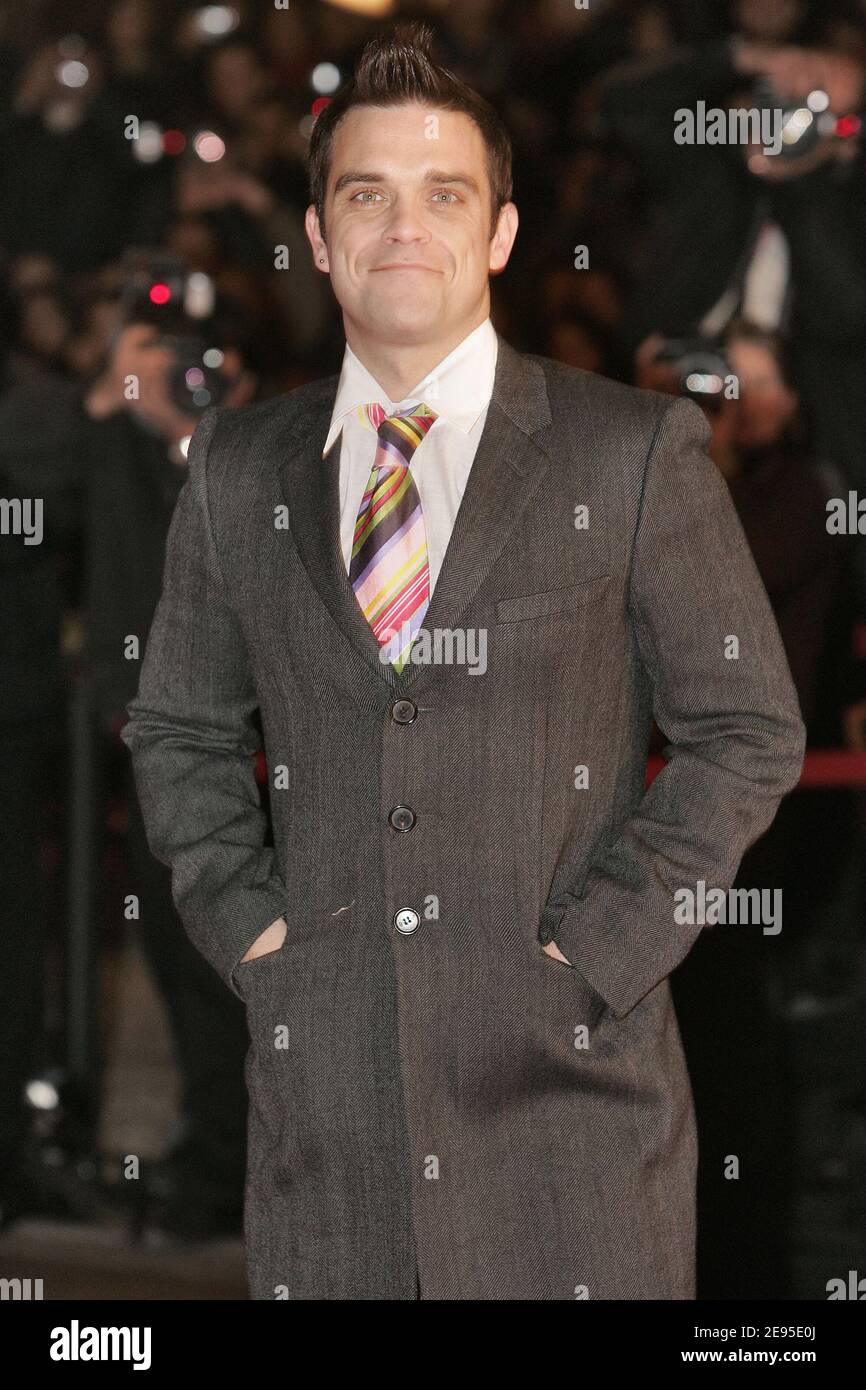 British singer Robbie Williams arrives at the 7th NRJ Music Awards at ...