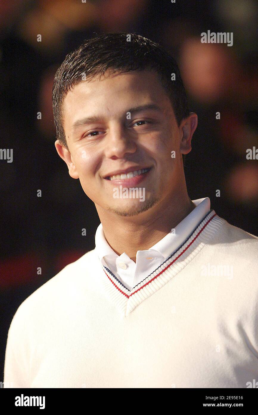 Algerian singer Amine arrives at the 7th NRJ Music Awards at the Palais ...