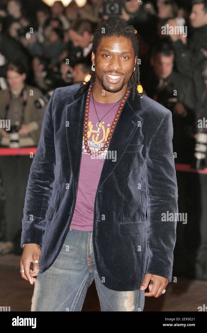 Singer Gage arrives at the 7th NRJ Music Awards at the Palais des ...