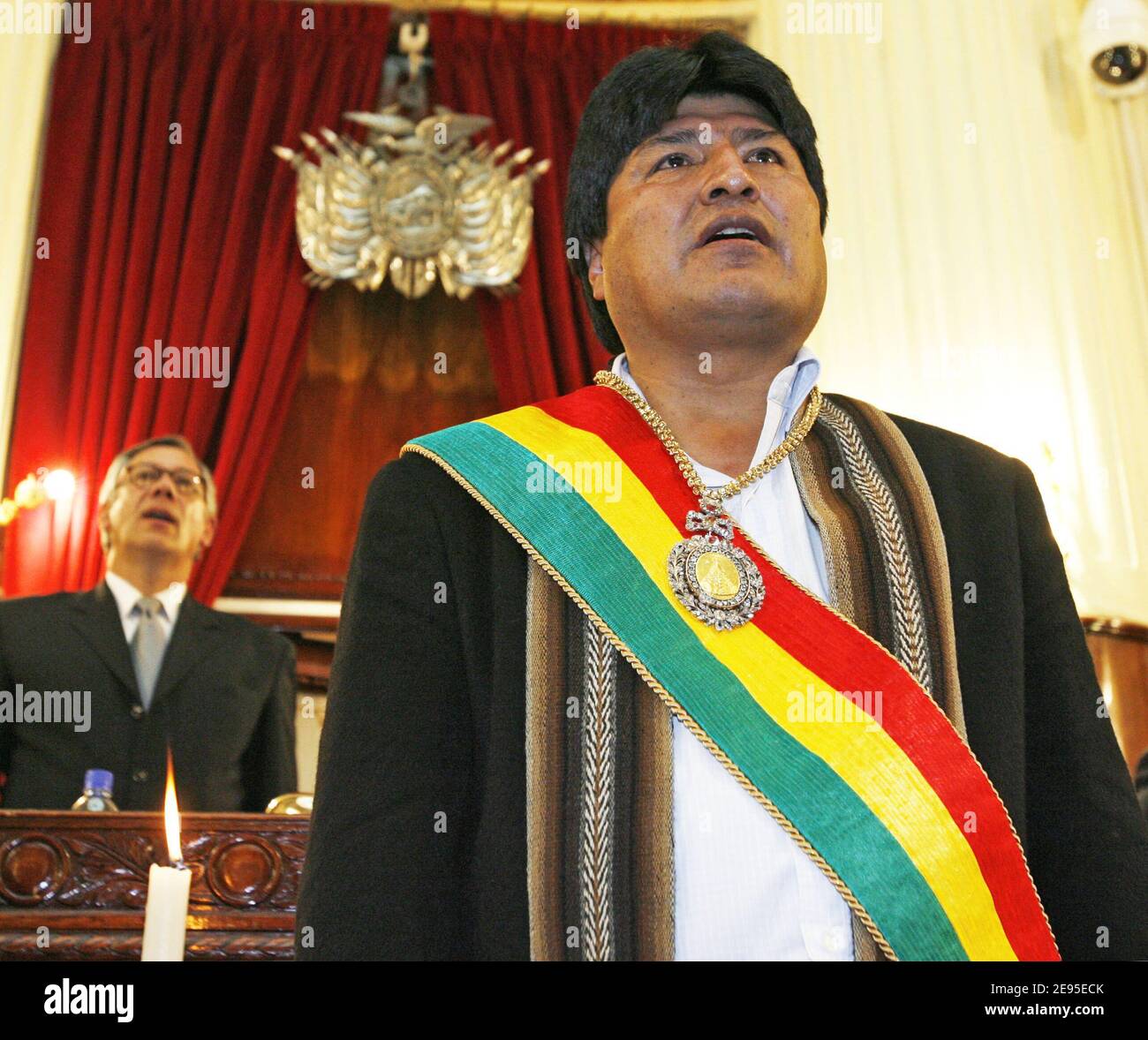 Bolivian President Evo Morales