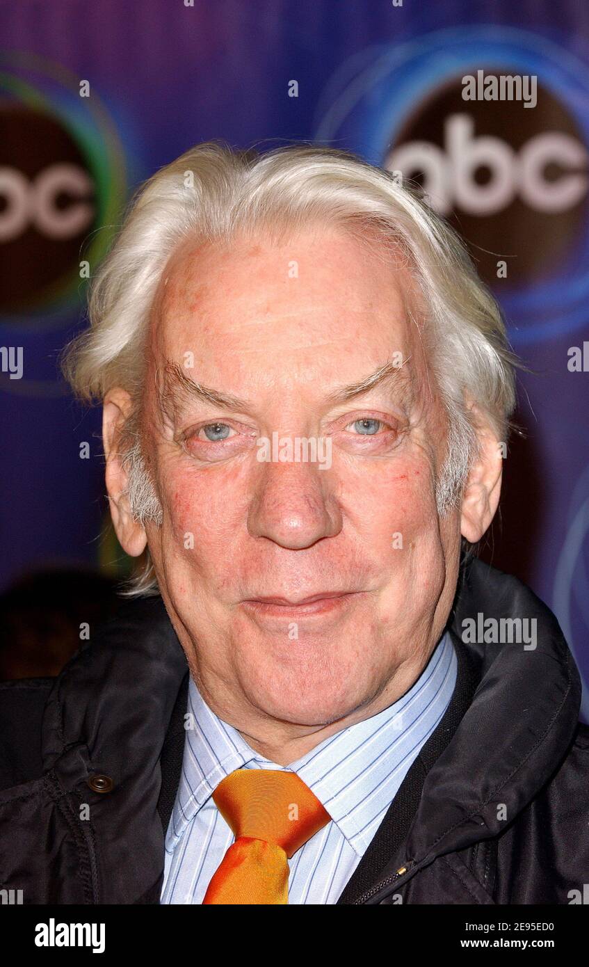 Donald Sutherland attends the ABC All-Star Winter Press Tour Party at ...