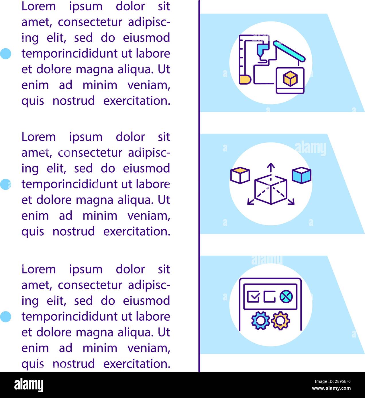 Modern additive technologies concept icon with text Stock Vector Image ...