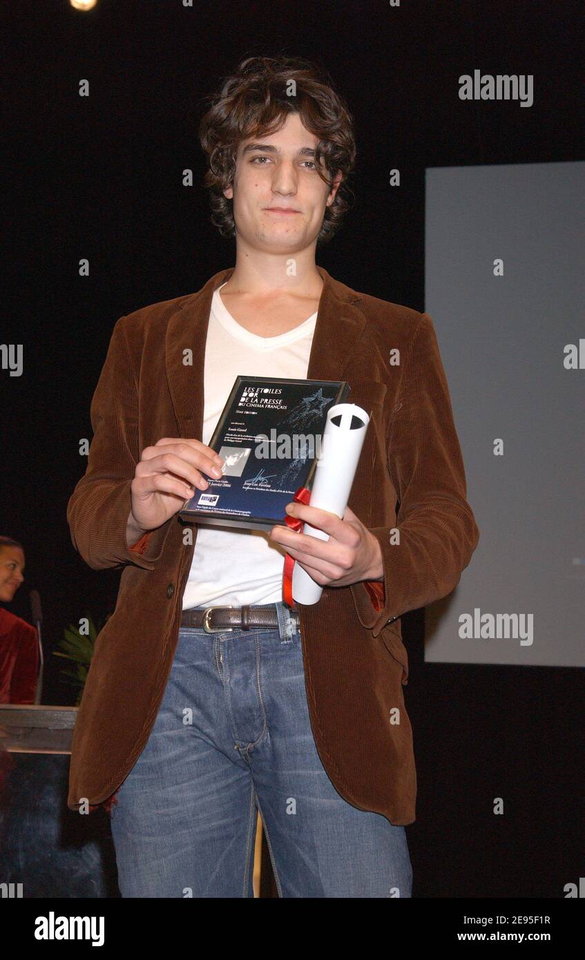 French actor Louis Garrel attends the 7th ceremony of 'Etoiles de la ...