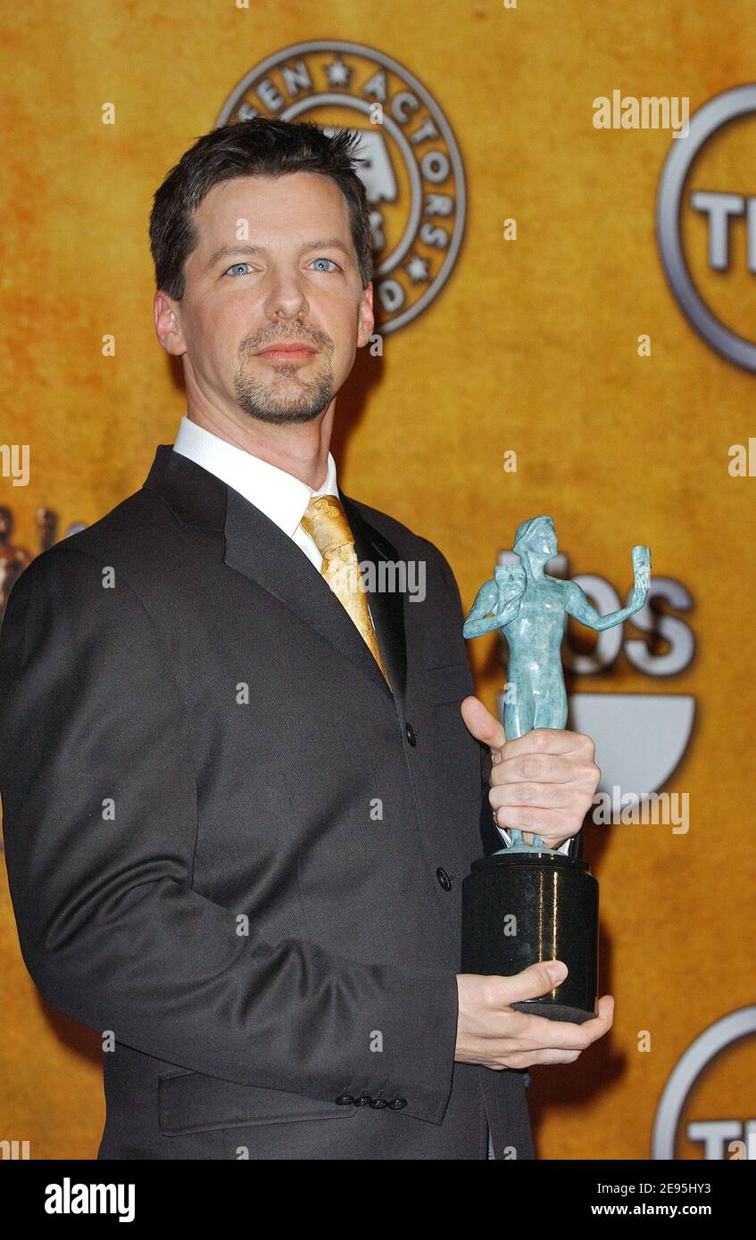 Sean Hayes poses in the press room of the 12th Annual Screen Actors ...