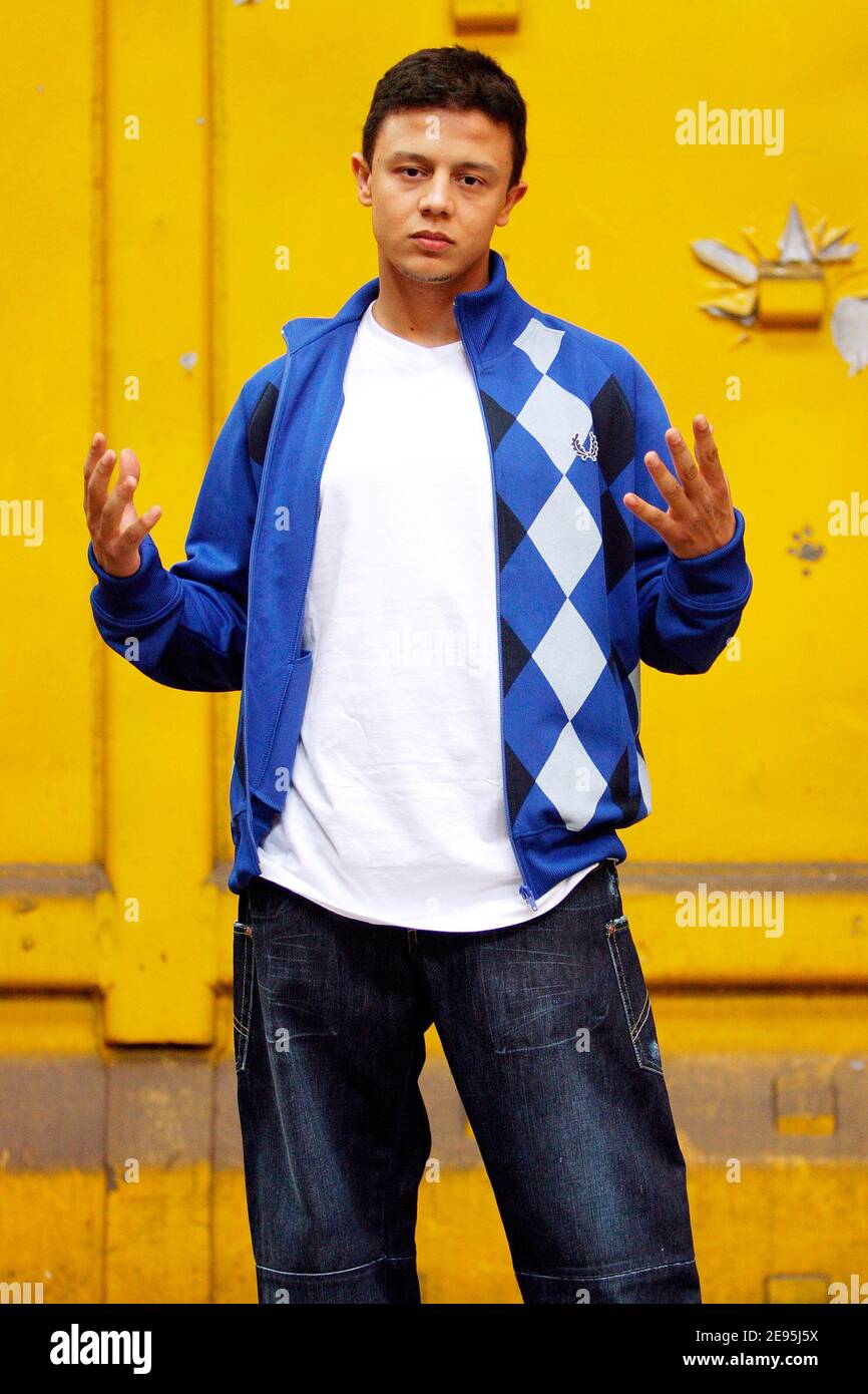 EXCLUSIVE. French singer Amine filming his video clip for his single ...