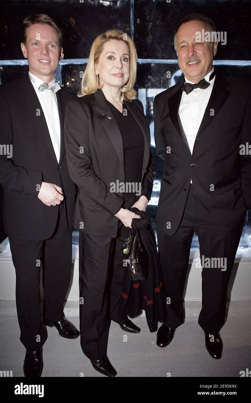 Thomas Rix, Catherine Deneuve and Chairman Wolf Heinrichsdorff attend ...