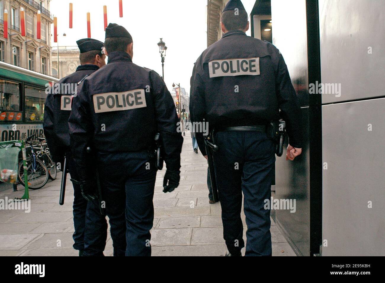 Illustration of security forces and police units in urban ...