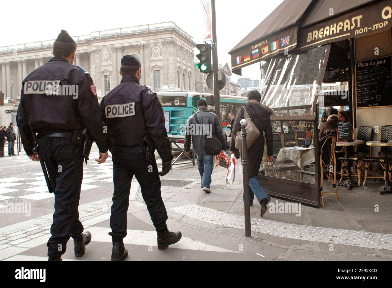 Illustration of security forces and police units in urban ...