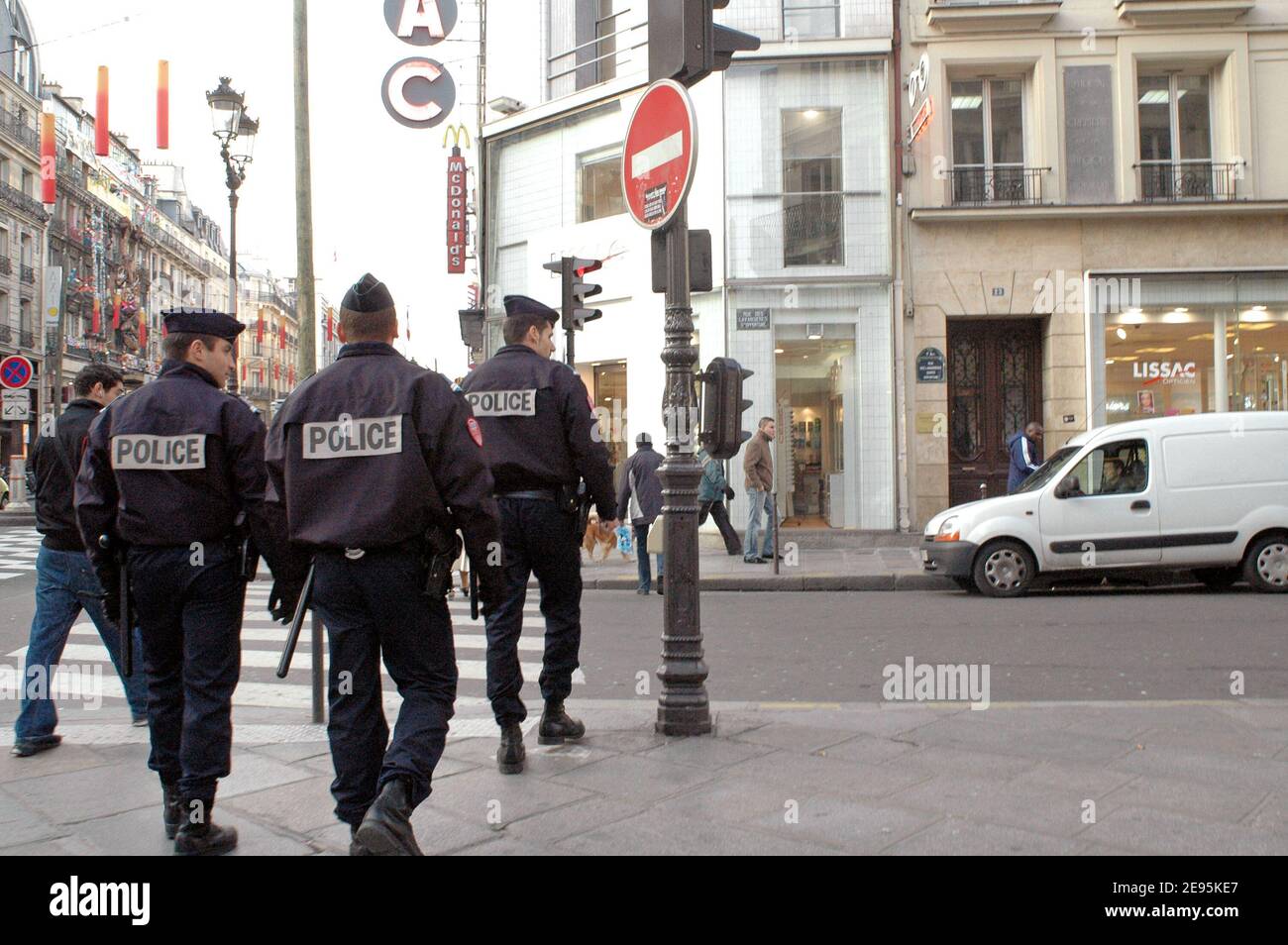 Illustration of security forces and police units in urban ...
