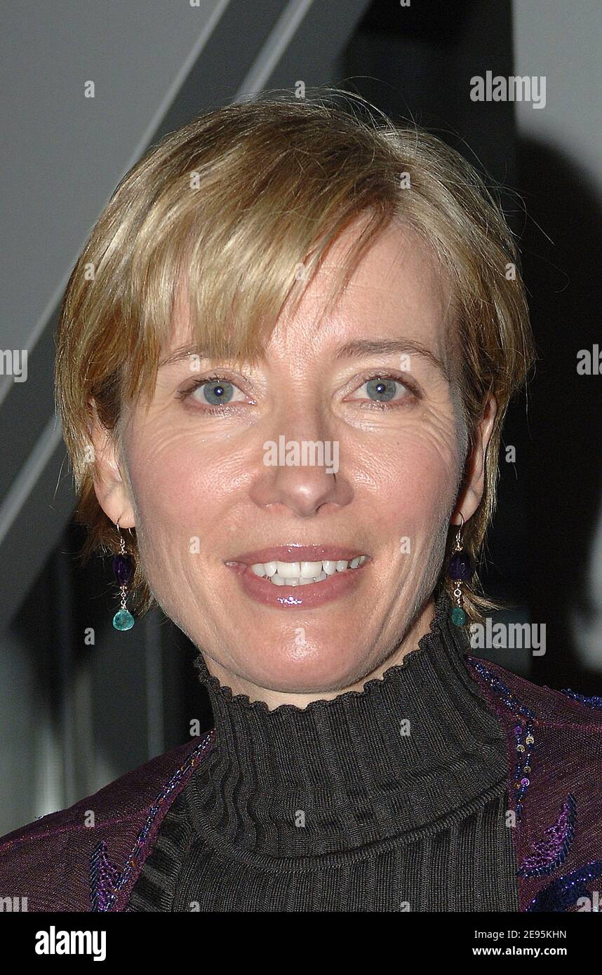 Actress Emma Thompson poses at UGC Cine Cite Bercy to promote her new ...