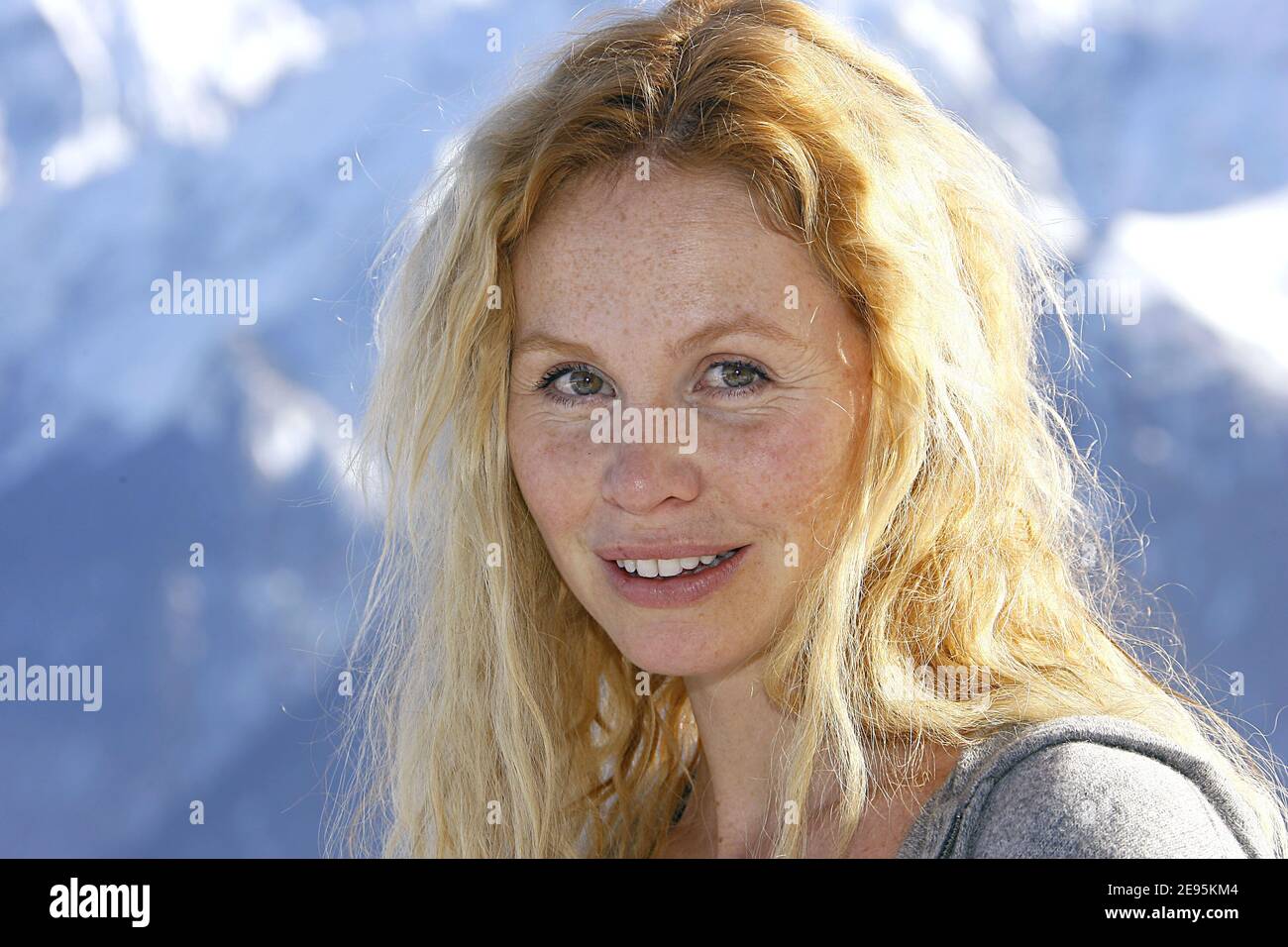 French actress Carole Richert poses during the 8th Luchon International ...