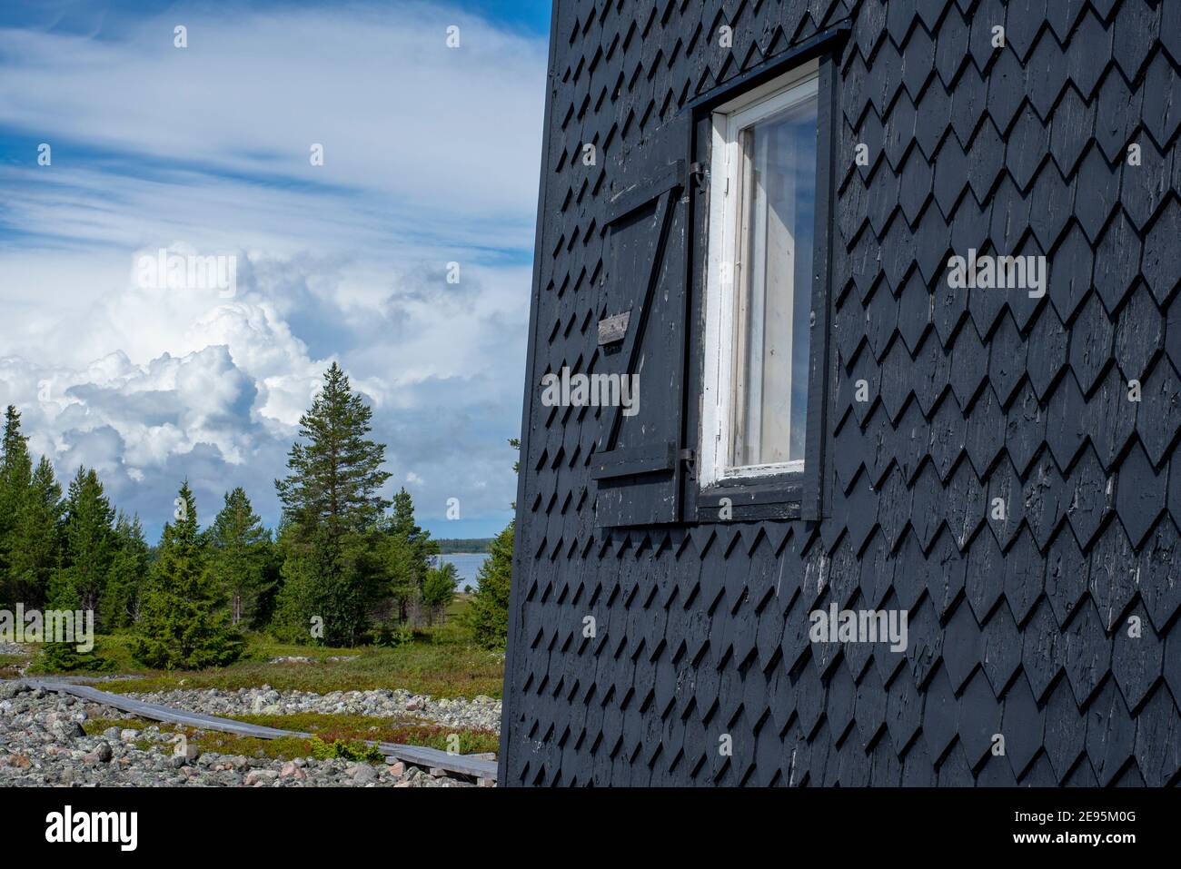 ighthouse and Navigation House Isolated on a Island Outside of Pitea ...