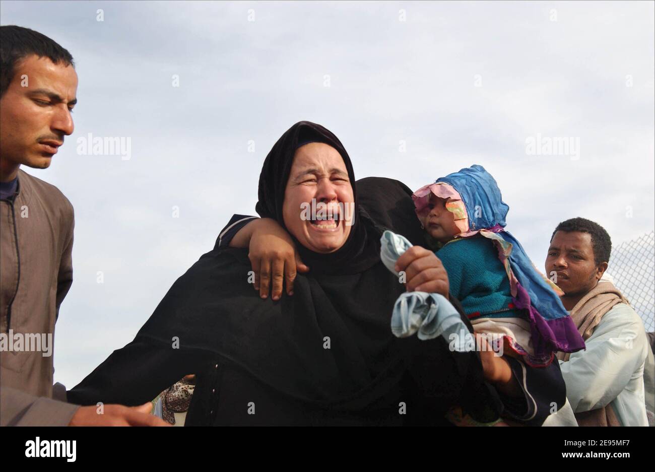 Egyptian authorities displayed photographs of bodies recovered from the ...