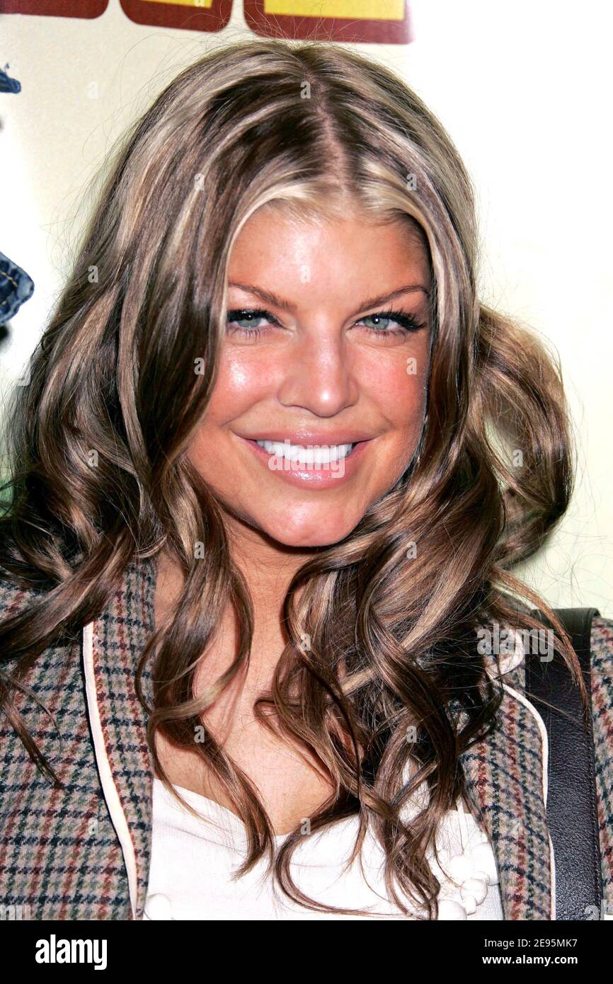 Fergie attends the Black Eyed Peas, Peapod foundation benefit concert ...