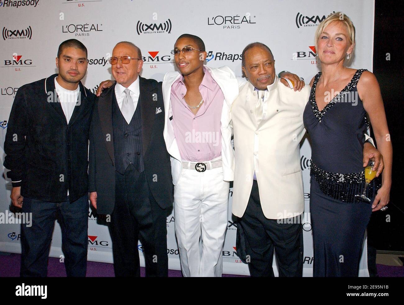 Chad Hugo, Clive Davis, Pharrell Williams, Quincy Jones and Sharon ...