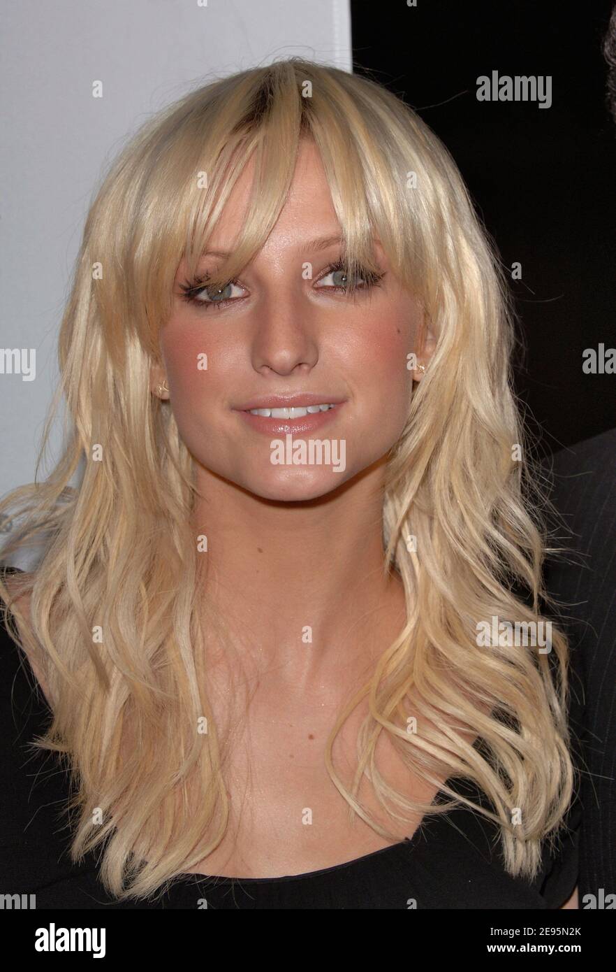 Ashlee Simpson attends the 2006 Clive Davis Pre-GRAMMY Awards Party ...