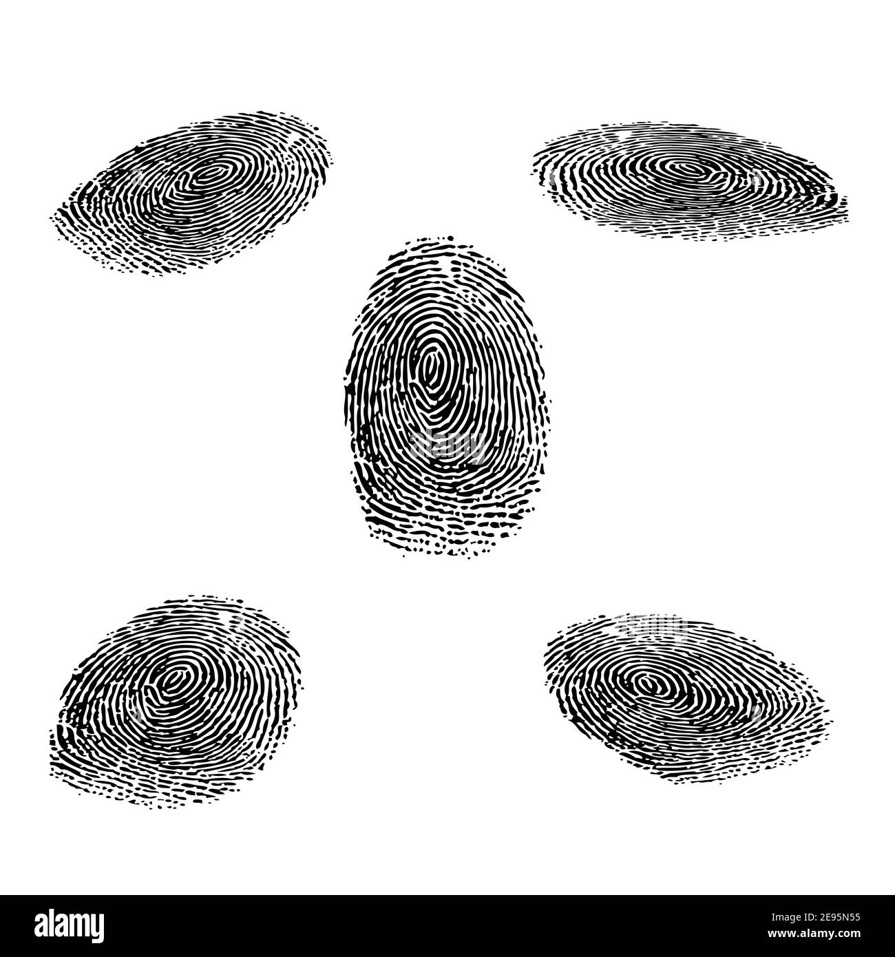 Dirty fingerprints Stock Vector Images - Alamy