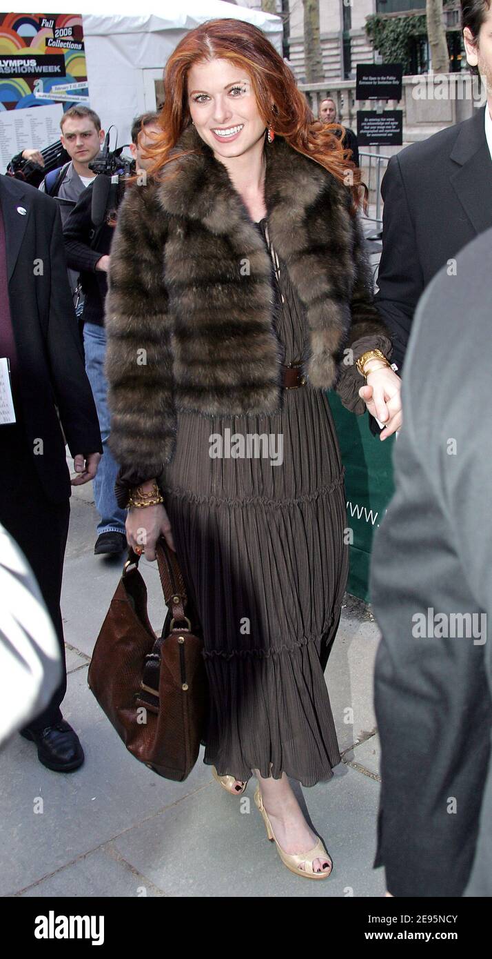 Actress Debra Messing and her husband Daniel Zelman arrive at 'Michael ...
