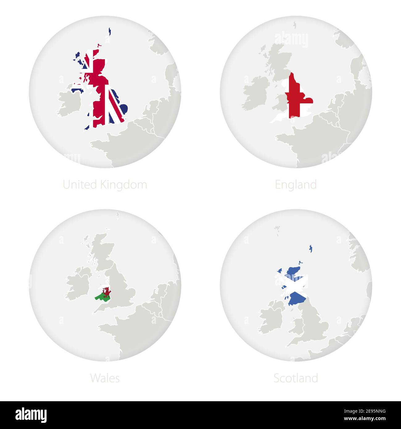 Map of scotland globe Stock Vector Images - Alamy