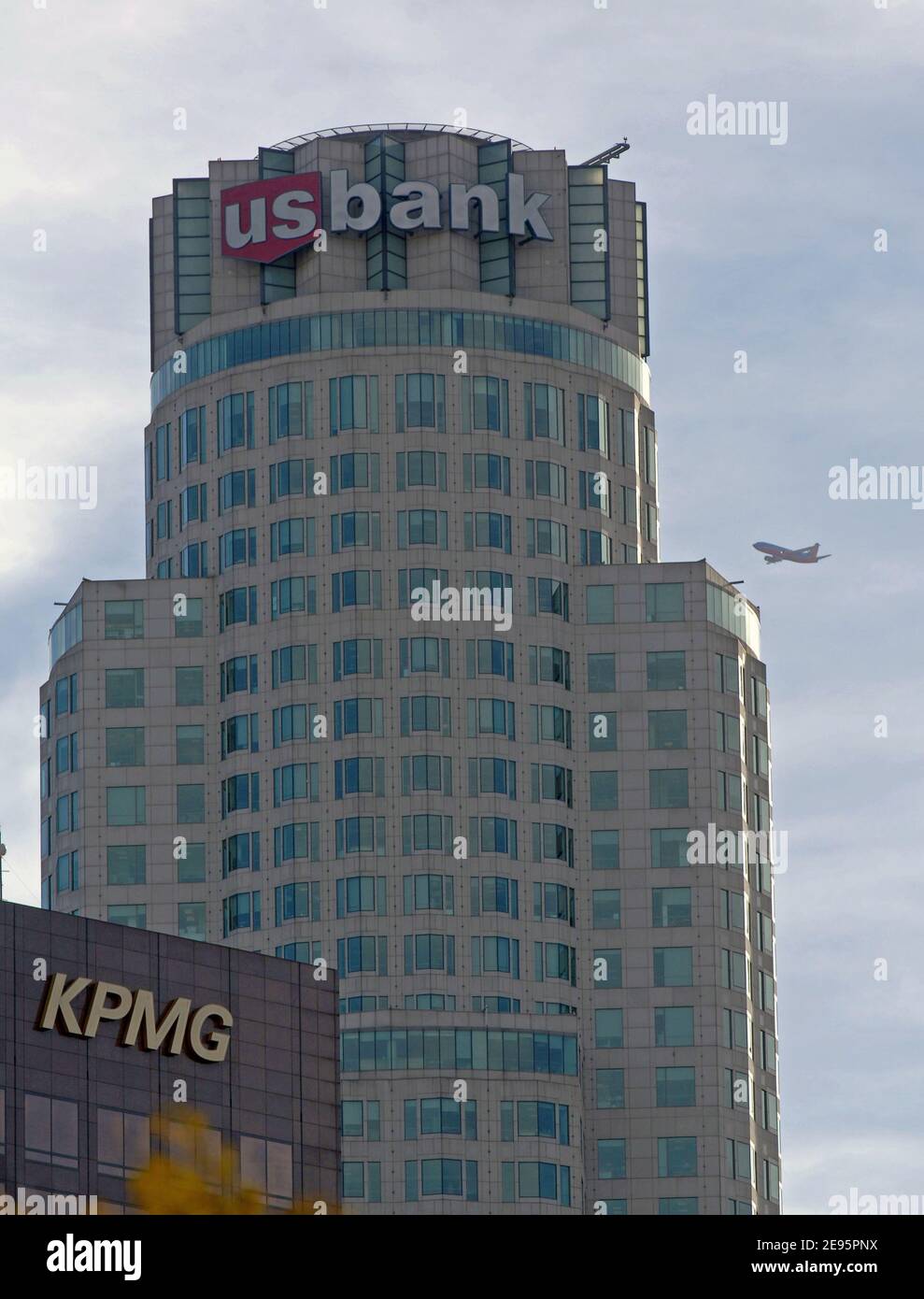 The U.S. Bank Tower, formerly known as the Library Tower, downtown Los ...