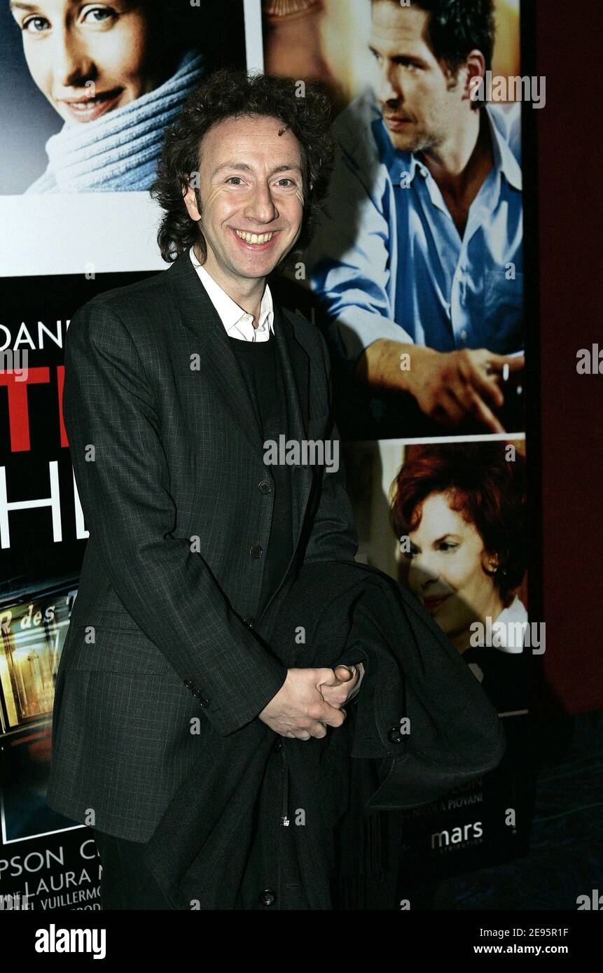 French TV presenter Stephane Bern attends the 'Fauteuils d'Orchestre ...