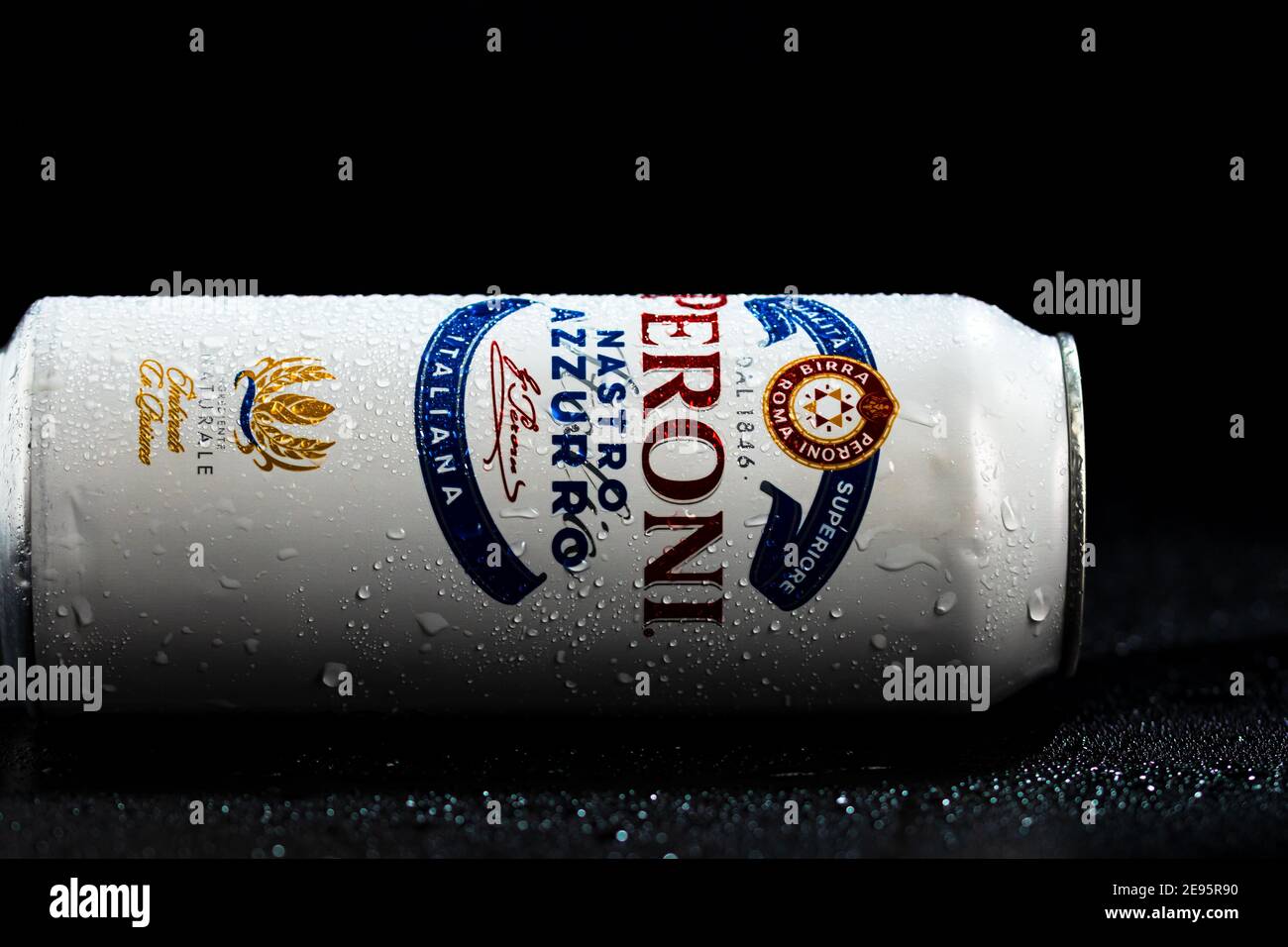 Peroni beer logo hi-res stock photography and images - Alamy