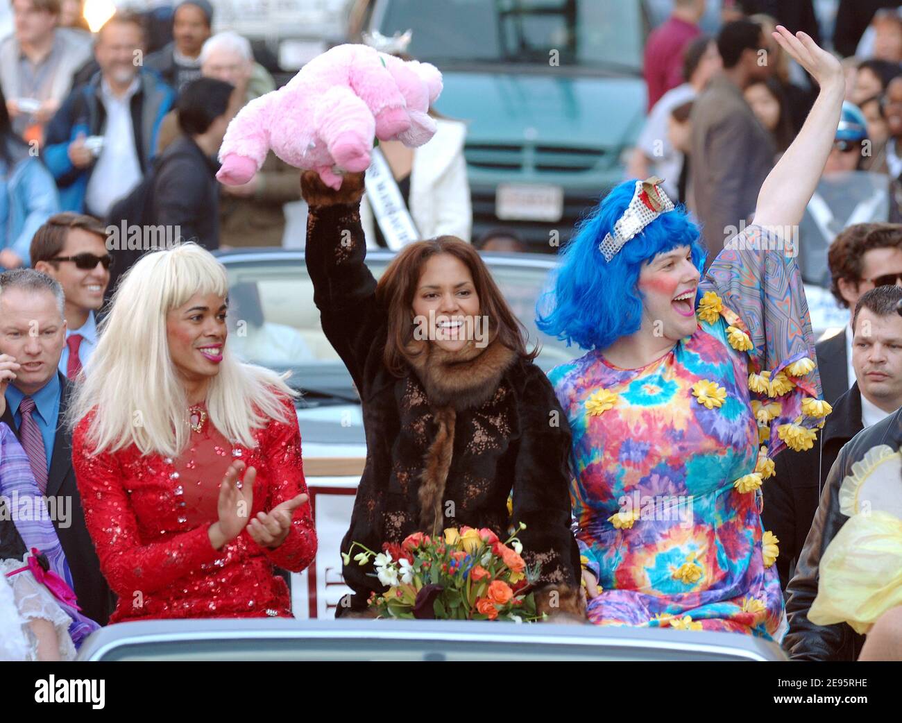 US actress Halle Berry takes part in the Hasty Pudding Woman of the ...