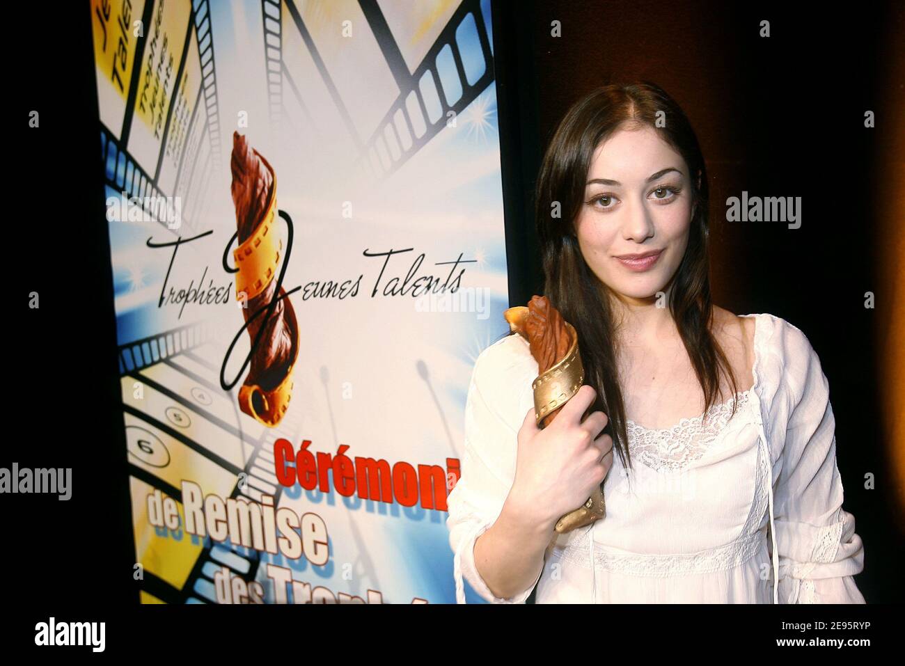 French actress and winner in her category Fanny Valette attends the ...