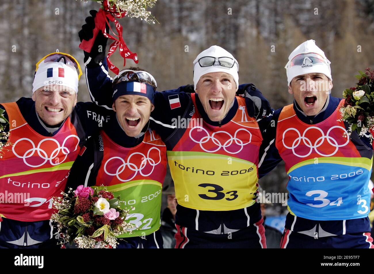 French Bronze Medallists Julien Robert, Vincent Defrasne, Ferreol ...