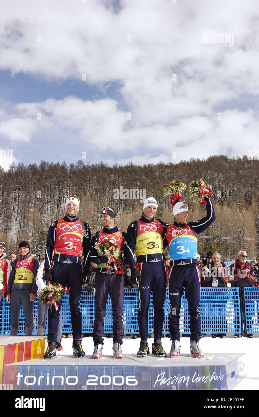 French Bronze Medallists Julien Robert, Vincent Defrasne, Ferreol ...