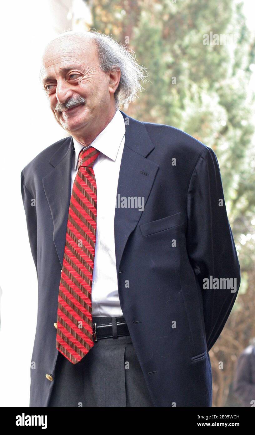 Walid jumblatt hi-res stock photography and images - Alamy