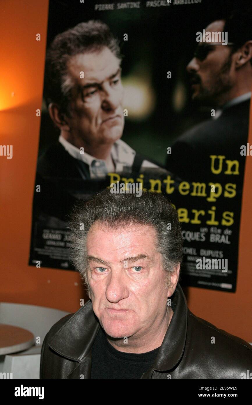 French singer turned actor Eddy Mitchell attends the 'Un Printemps a ...
