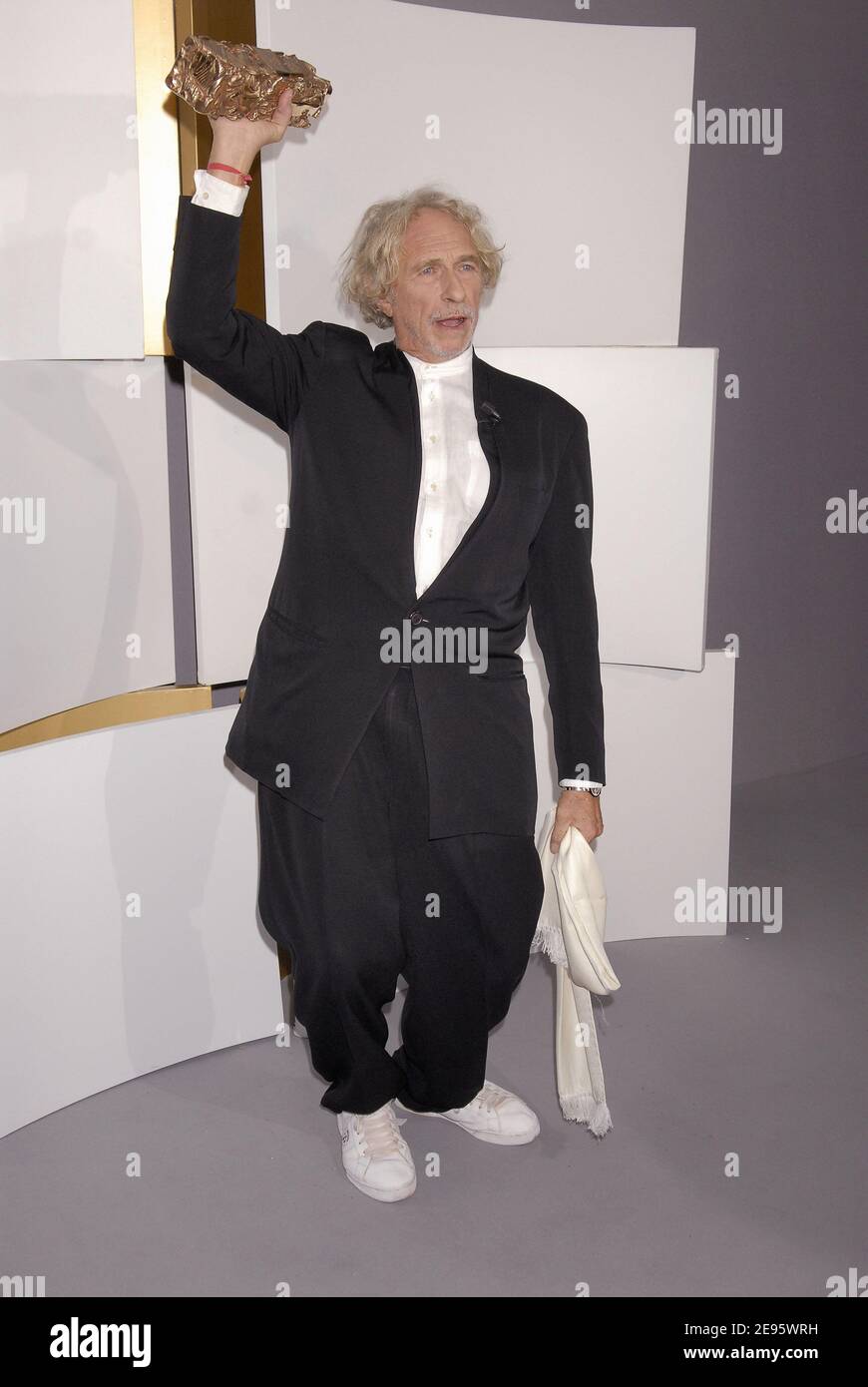 French actor Pierre Richard poses with his Special Achievement award in ...