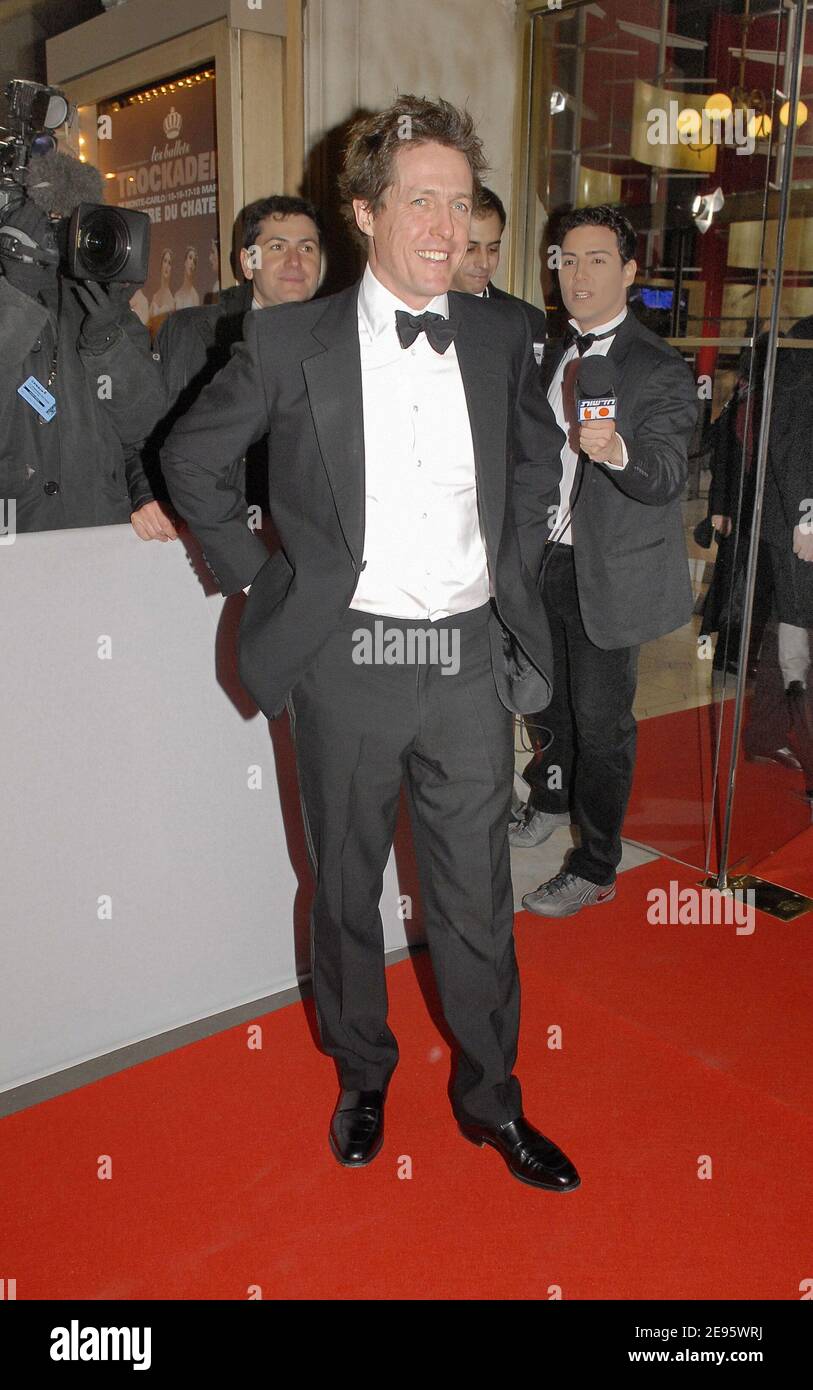 British actor Hugh Grant arrives at the 31st Cesar awards ceremony held ...