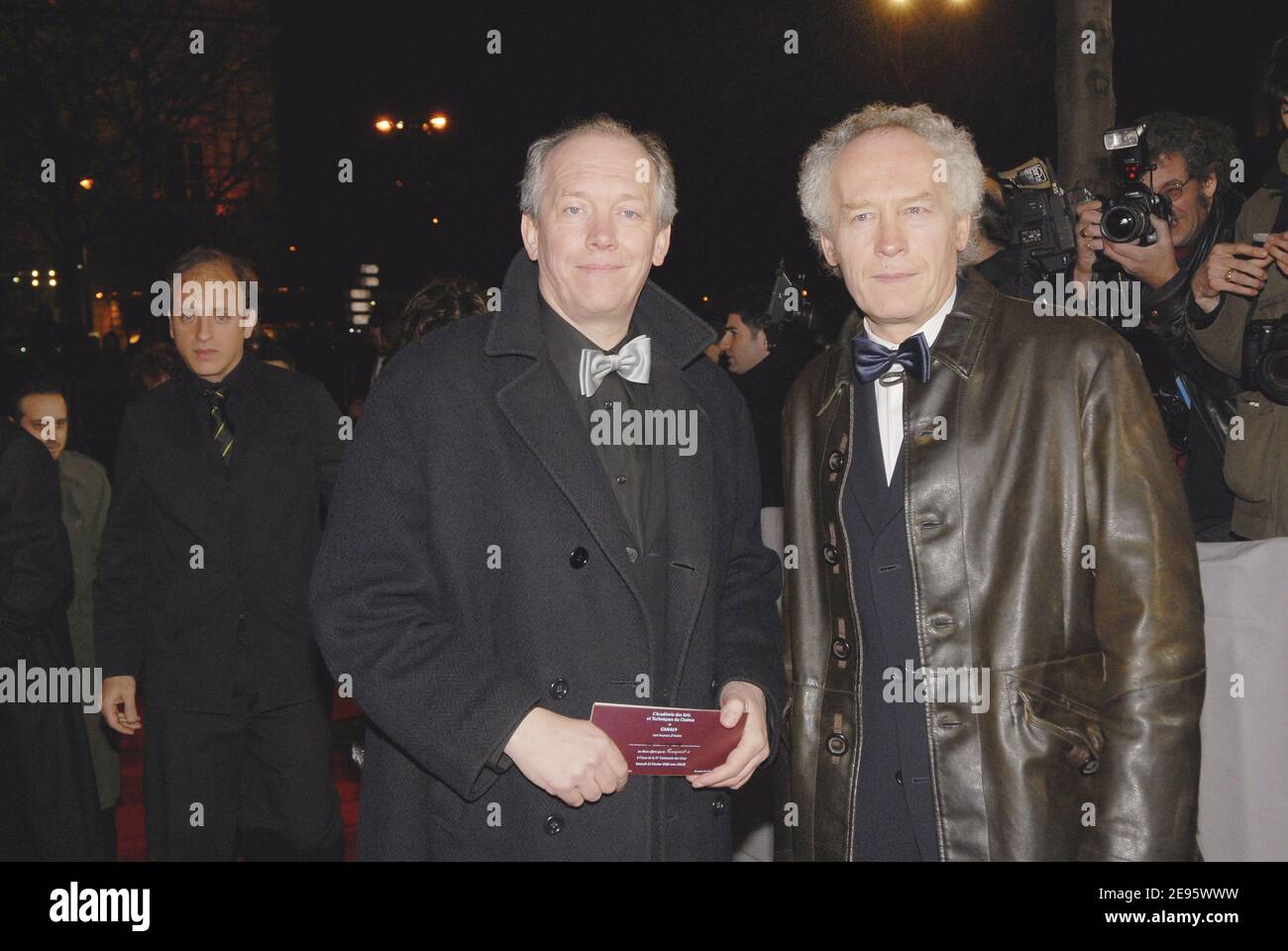 Belgian directors Jean-Pierre and Luc Dardenne arrive at the 31st Cesar ...