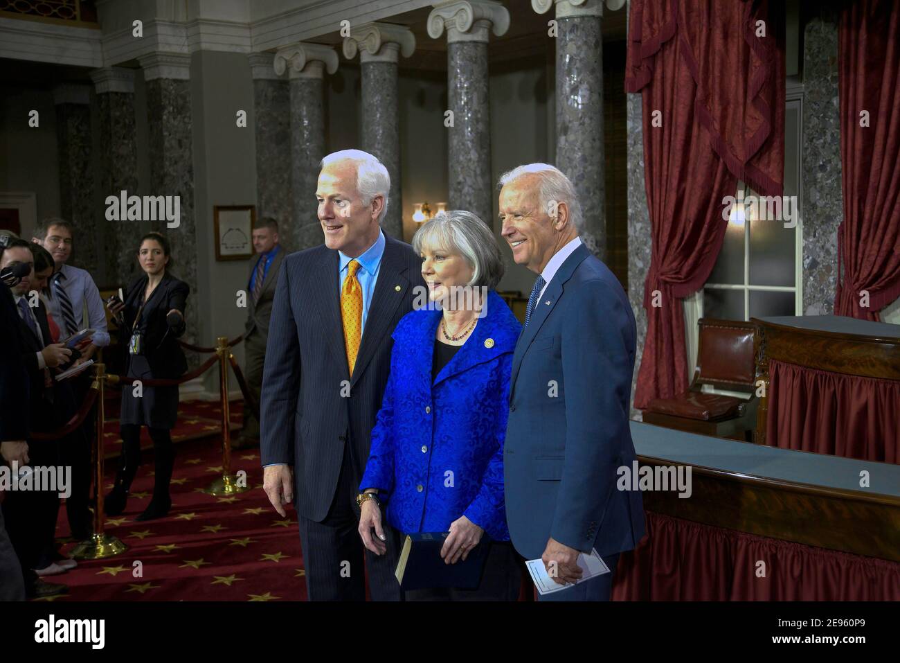 Washington DC, USA, January 6, 2015 Senator John Cornyn (R-TX)poses for ...