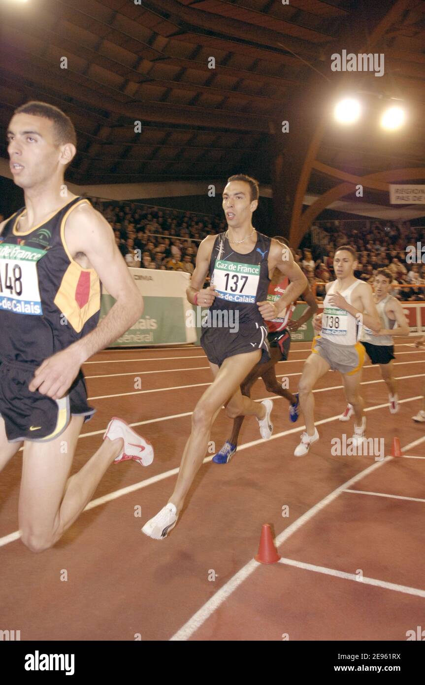 France's Bouabdellah Tahri competes on men's 2000 meters final during ...