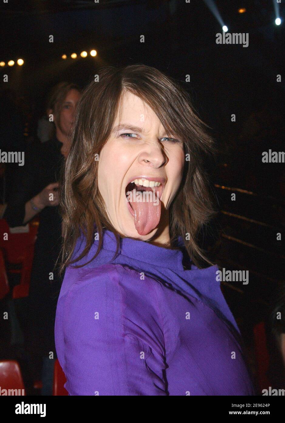 French singer Camille attends the 21th 'Victoires de la Musique' awards ...