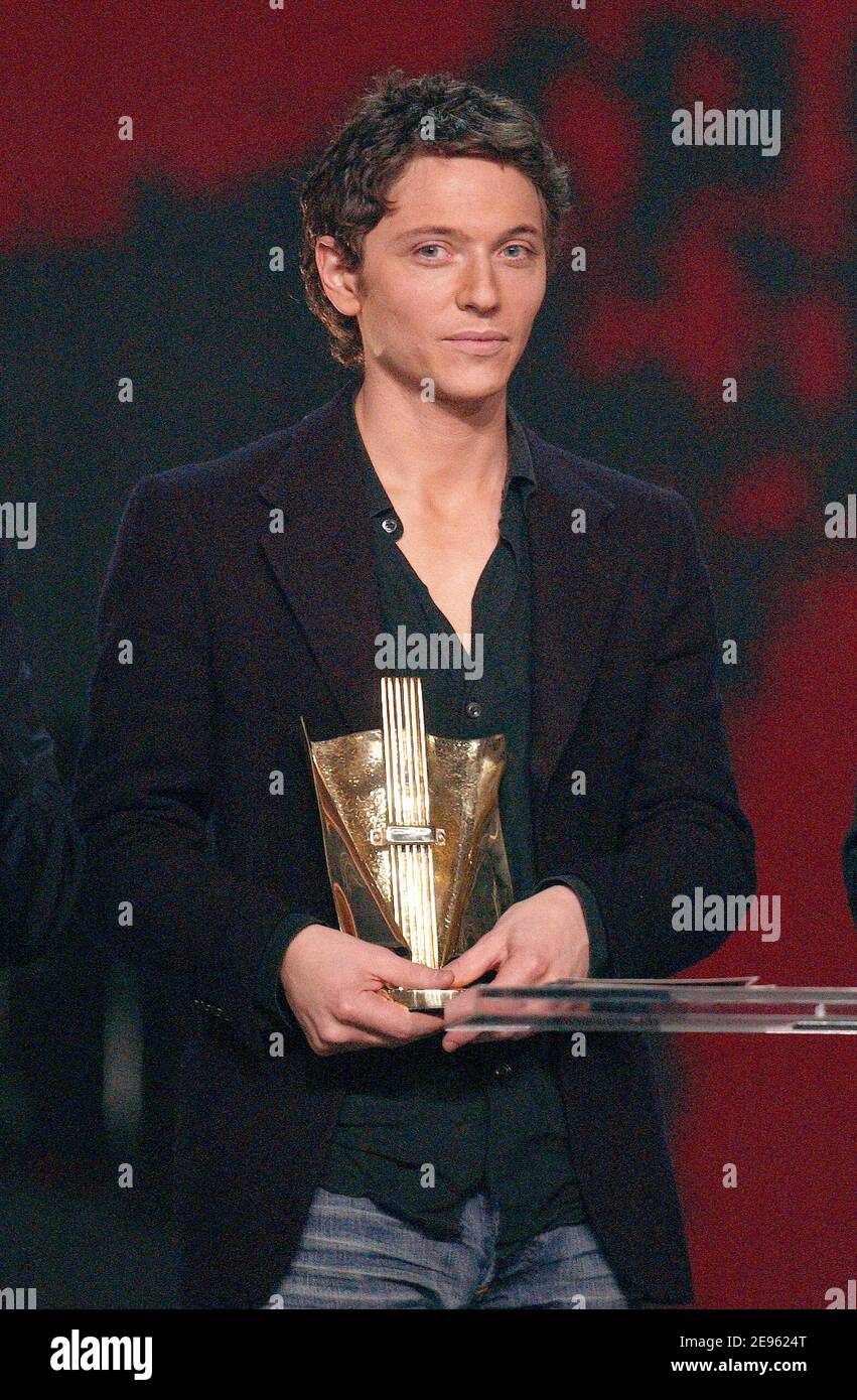 French singer Raphael wins three awards, best man artist, best song and ...