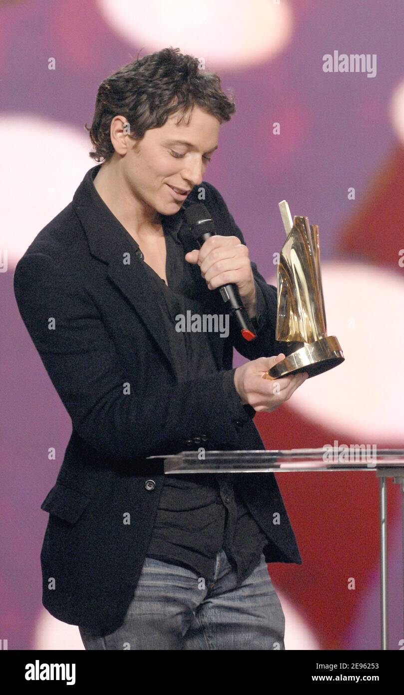 French singer Raphael wins three awards, best singer, best song and ...