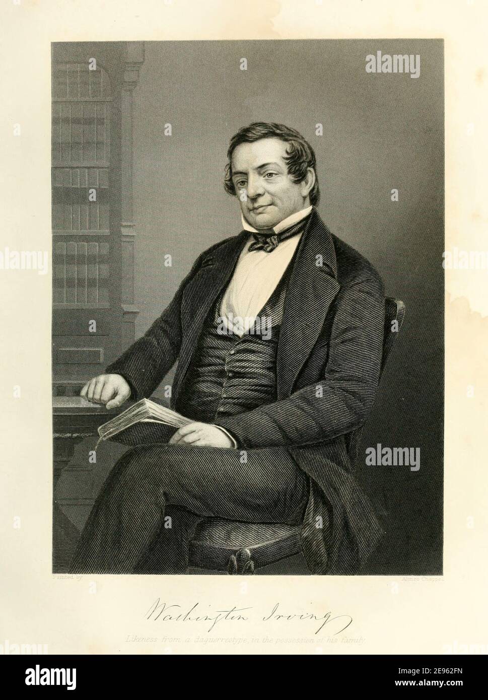 Washington Irving Portrait High Resolution Stock Photography and Images ...