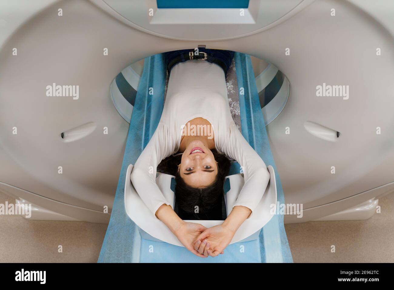 CT scan of the brain and skull for a beautiful young girl to treat a ...