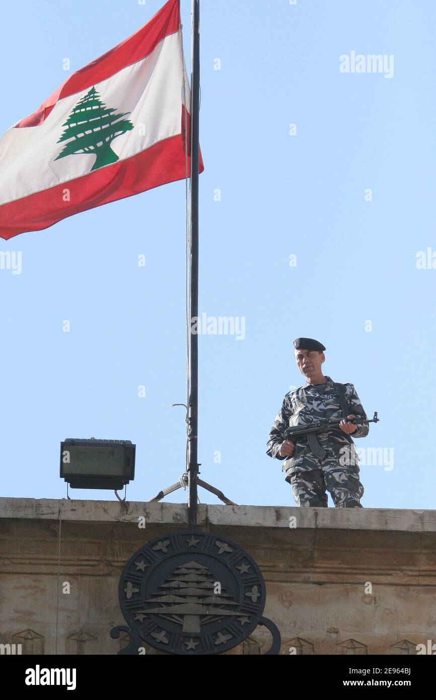 Lebanese Army Flag