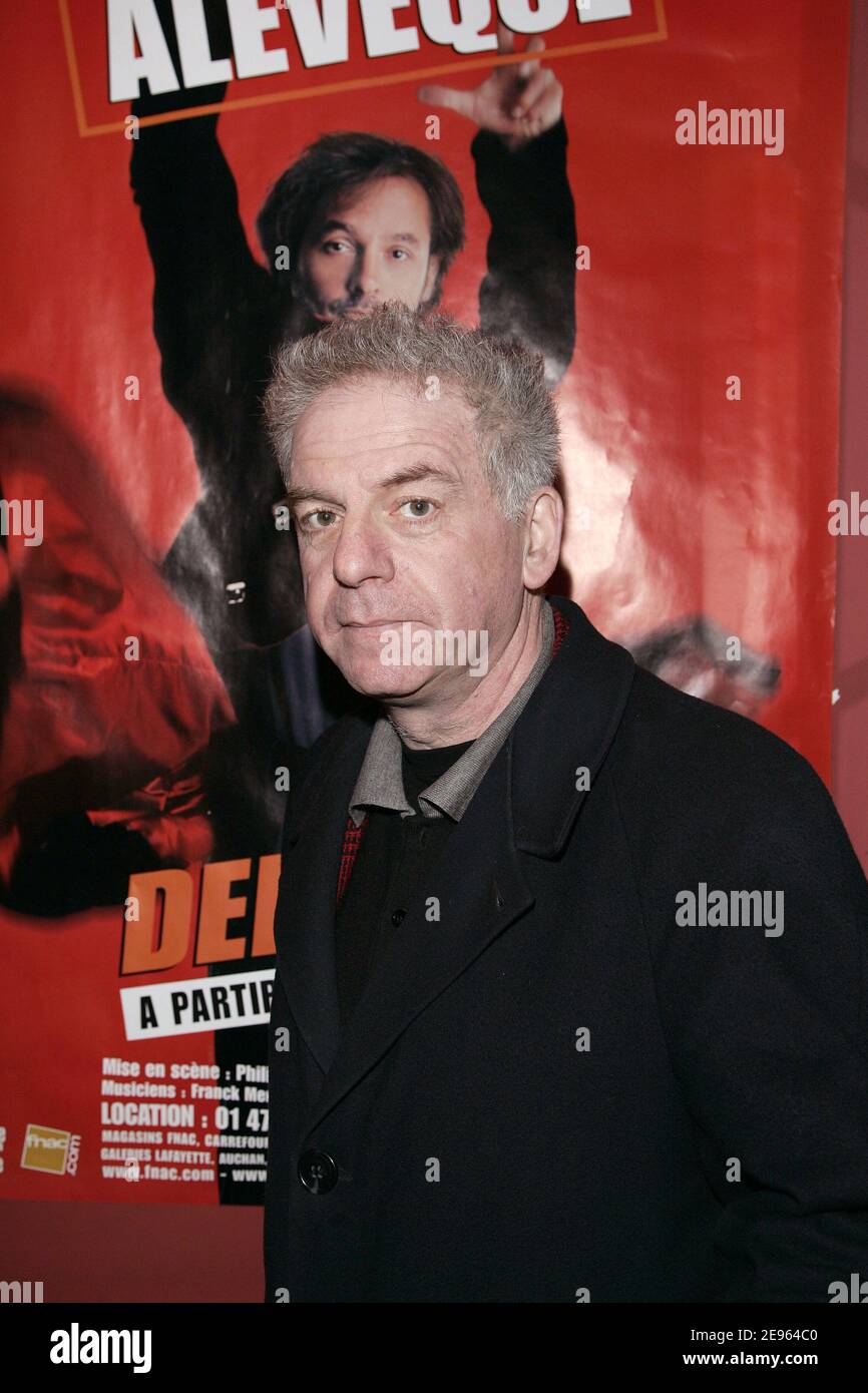 French TV presenter Jacky attends premiere of Christophe Aleveque's ...