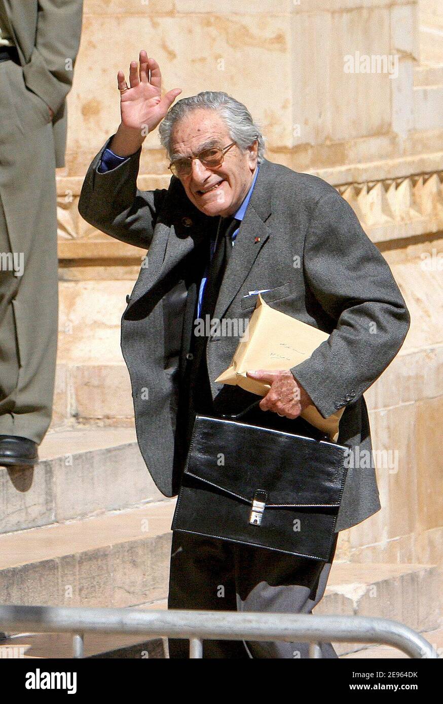 Ghassan Tueni, who returned to parliament for the first time since the ...