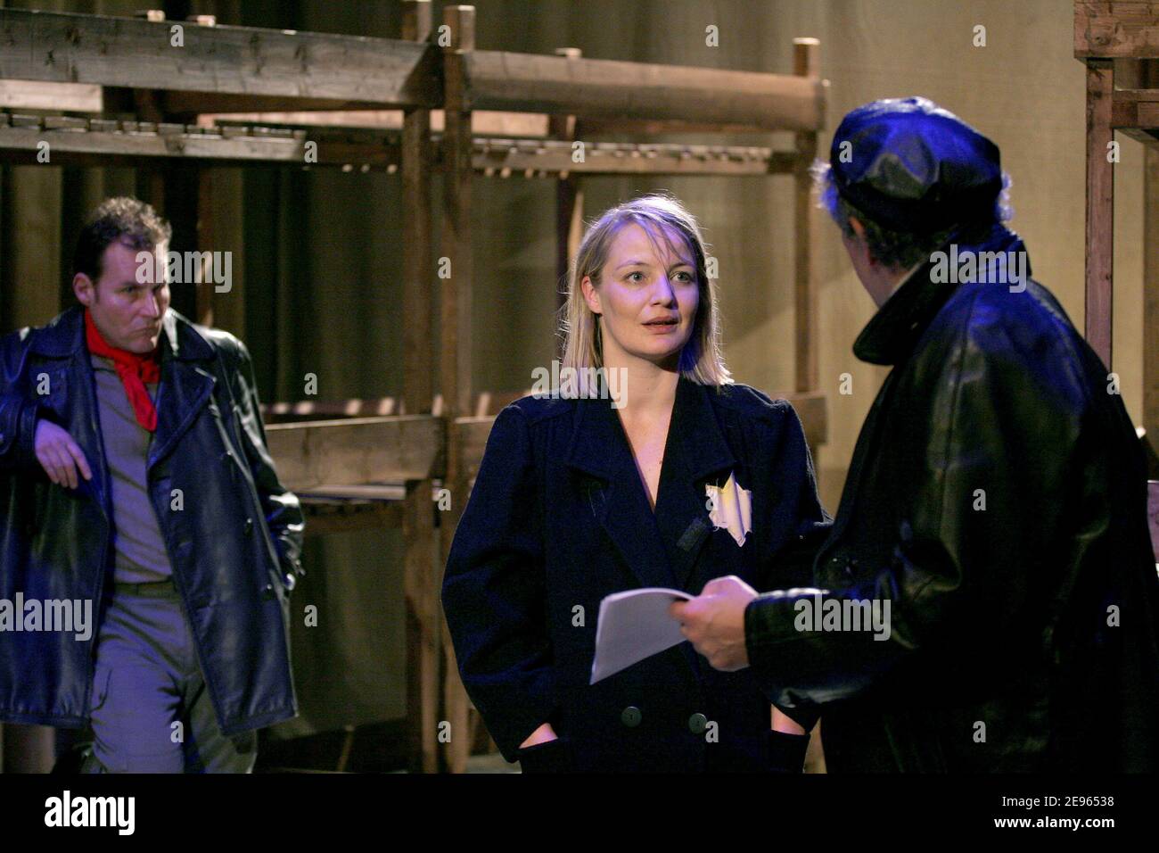 Cecile Mathieu performs in the play 'GURS Une Tragedie Europeenne' by ...