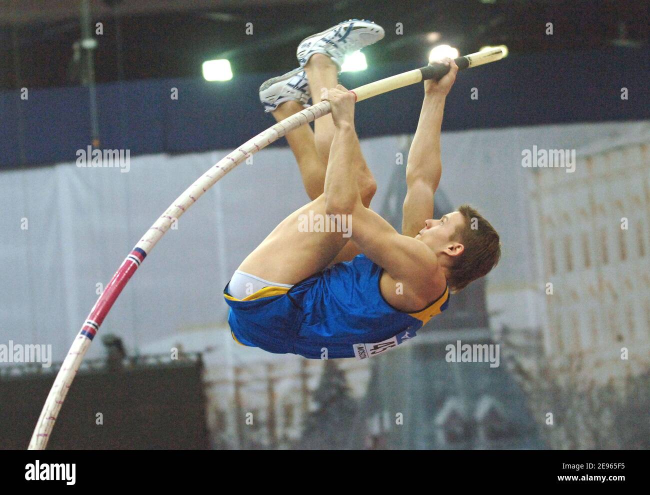 Ukraine's Denys Yurchenko competes on men's pole vault qualify, at the ...