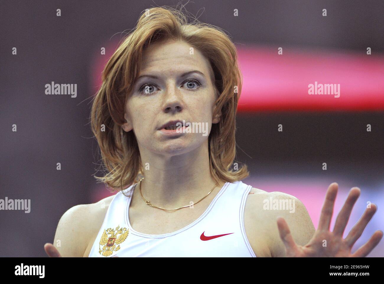 Russia's Svetlana Feofanova competes on women's pole vault finale at ...