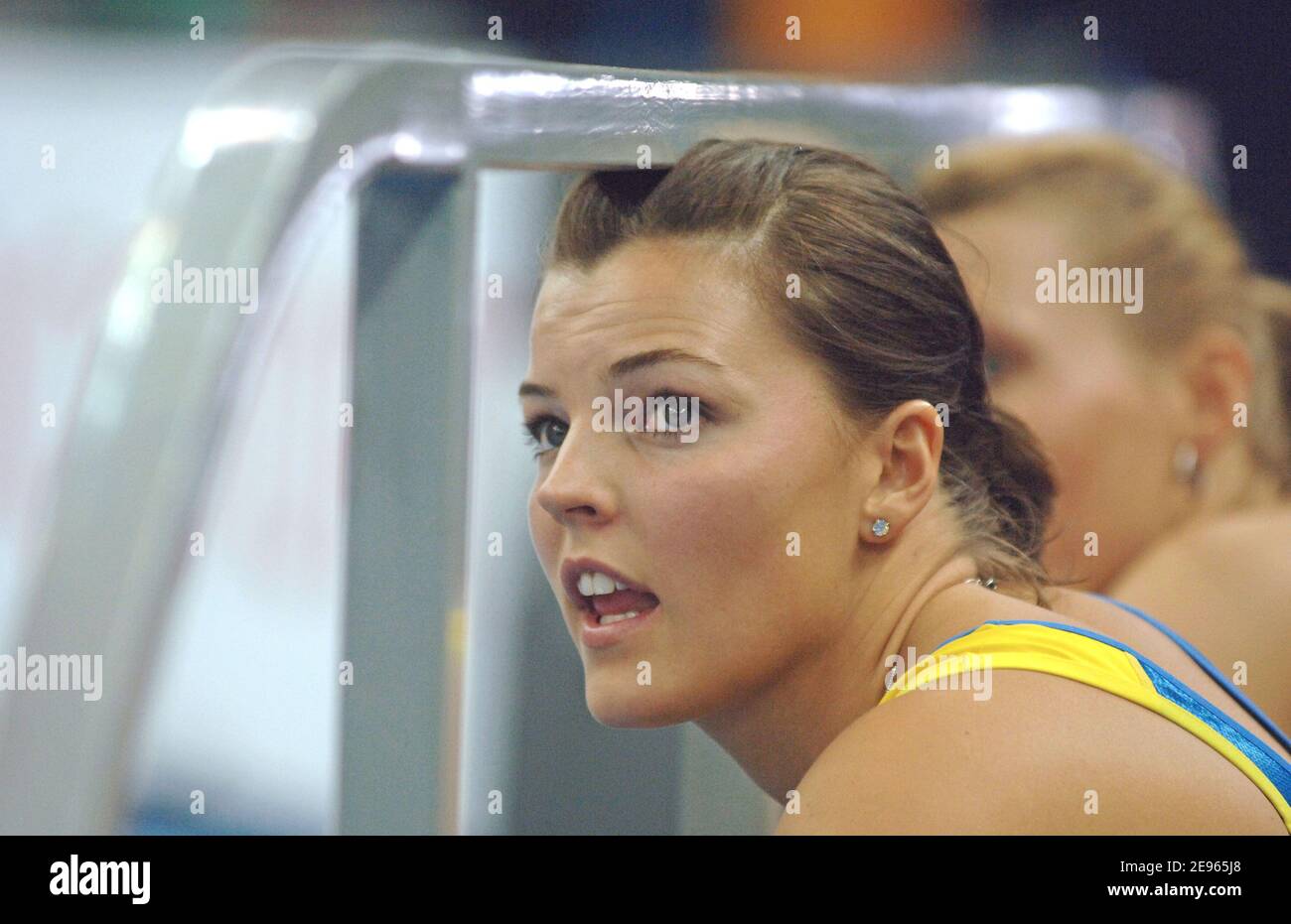 Sweden's twins Suzanna and Jenny Kallur compete on women 60 m hurdles ...